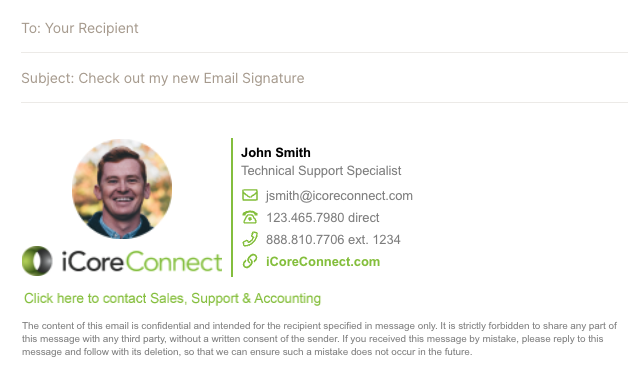 Insert Your Email Signature